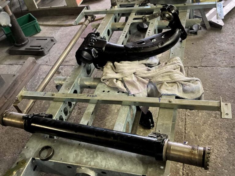 2cv parts for sale: 2cv galvanised chassis, gearbox and more
